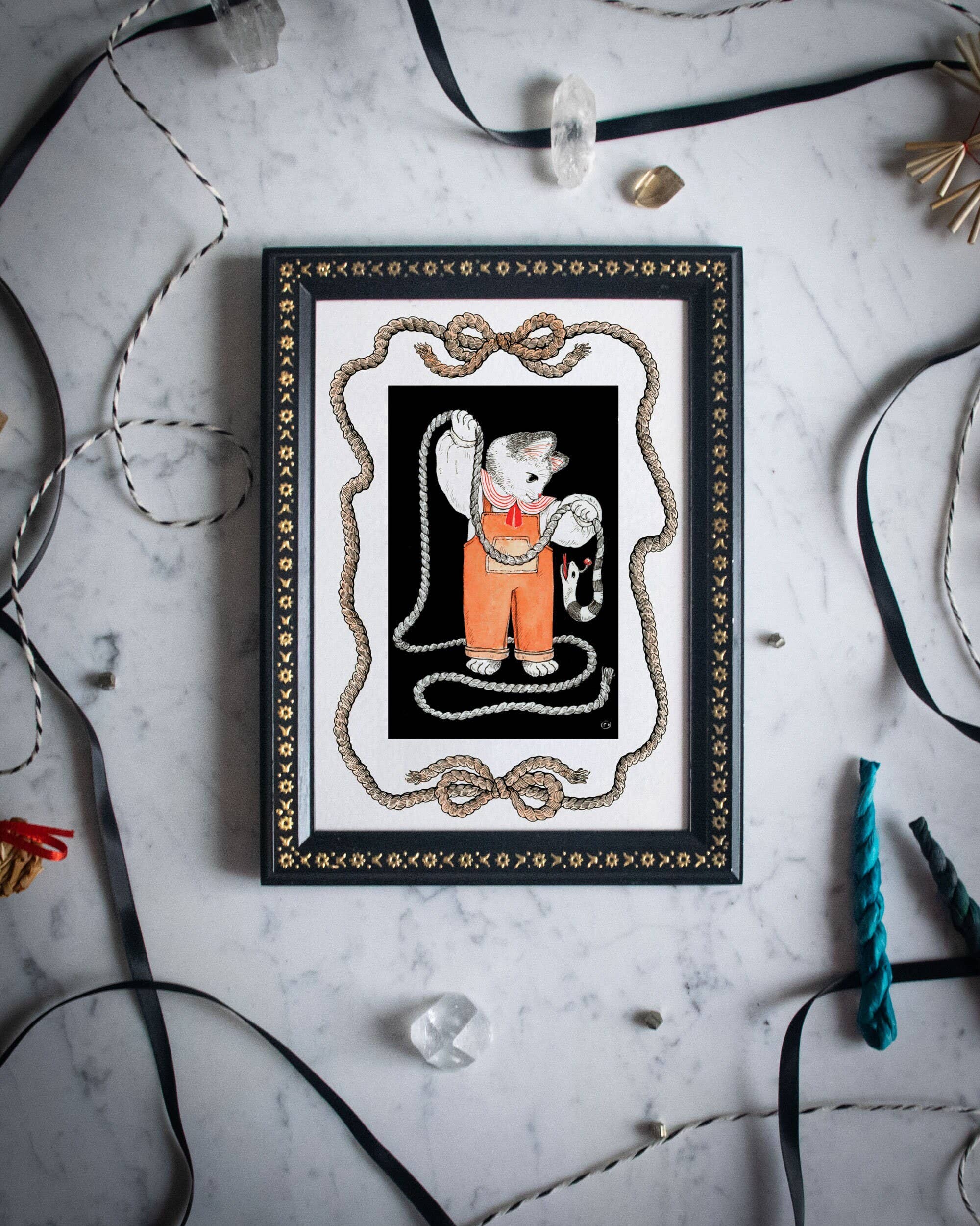 "Play Time" by Po Yan Leung – Archival Art Print – Cool Cat Collective