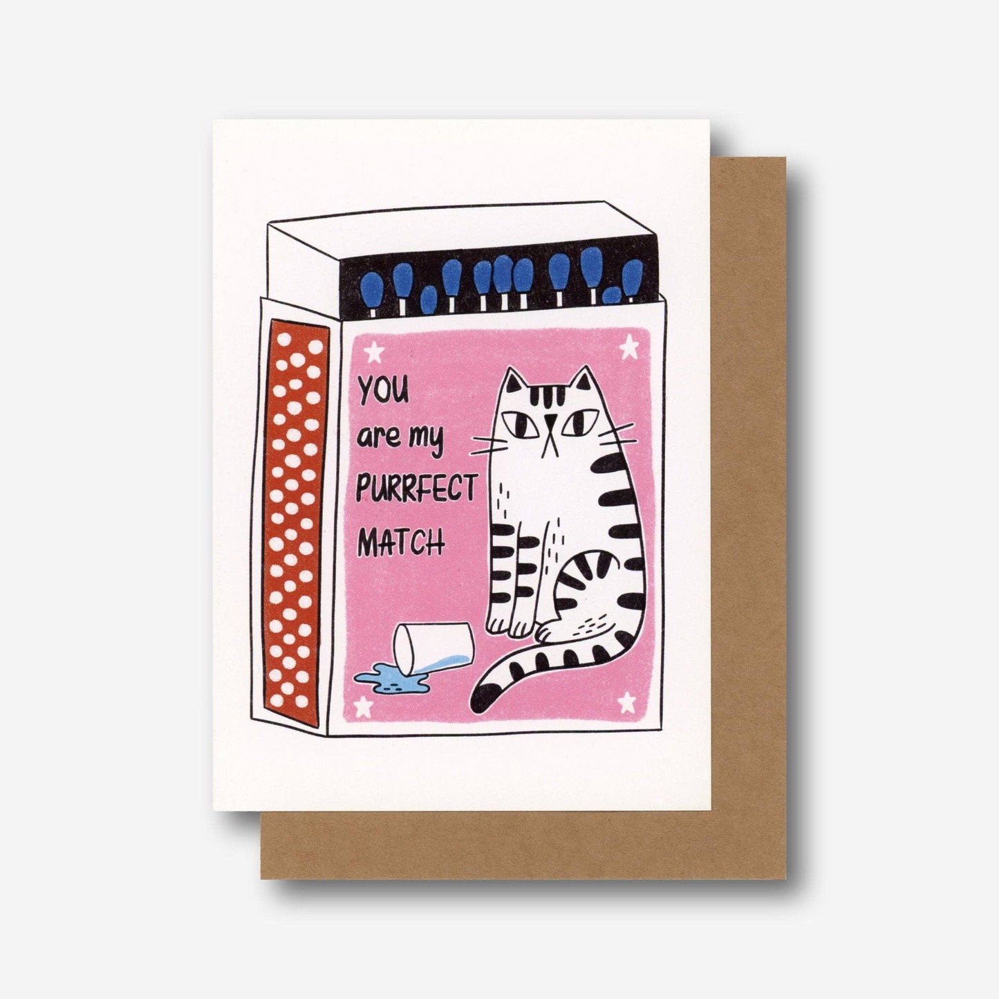 ShangDaili - Perfect Match Greeting Card – Cool Cat Collective