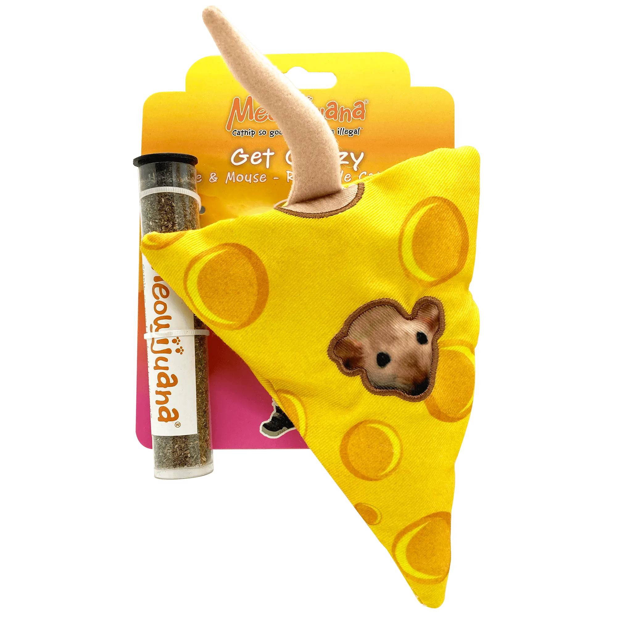 Get Cheezy Cheese & Mouse Refillable Cat Toy – Cool Cat Collective