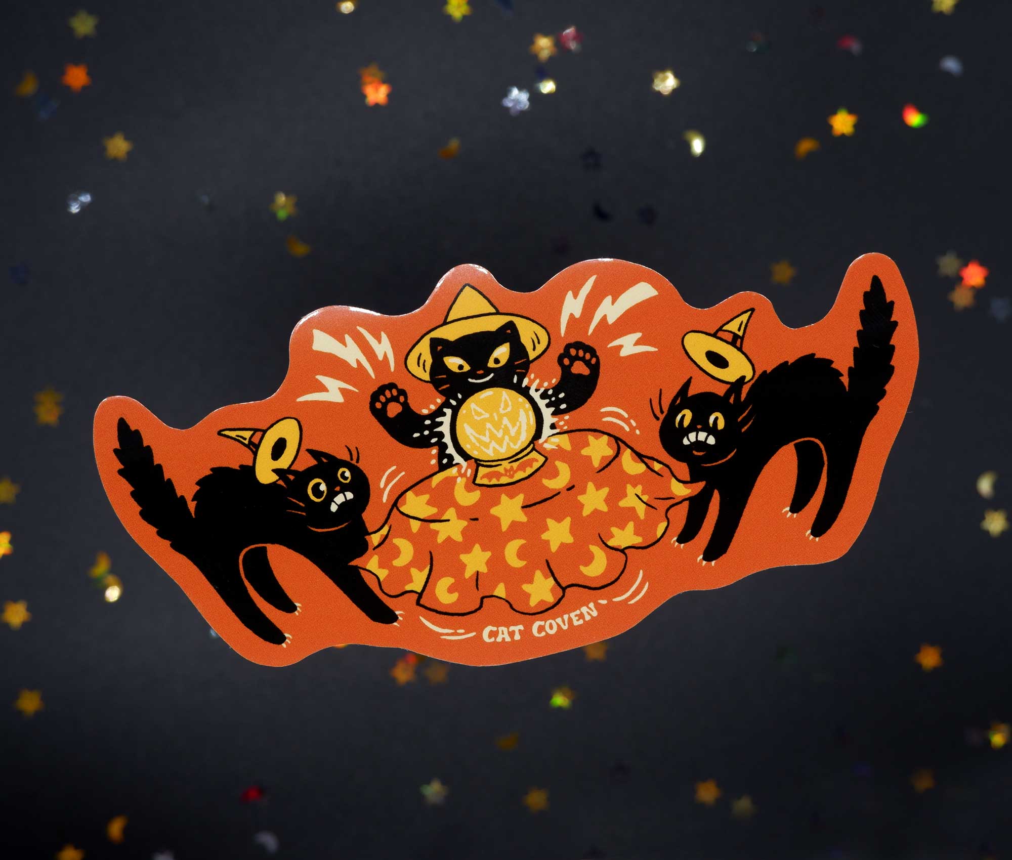 Cat Coven - Séance Fright - Sticker – Cool Cat Collective