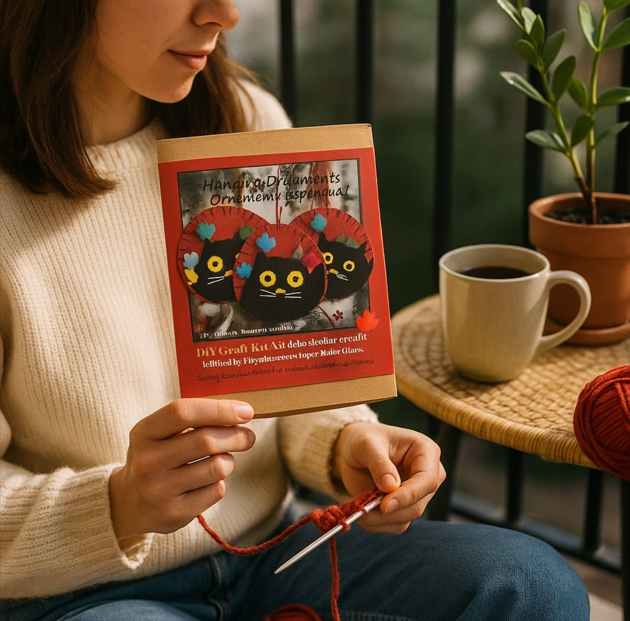 Genius Premium Craft - DIY Holiday Ornaments - Maud Lewis-inspired ...